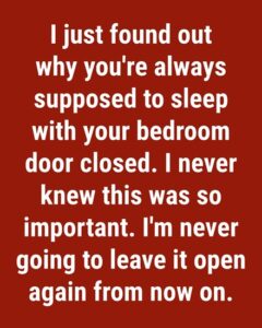 Sleeping with your bedroom door open: what safety experts say - Terbv
